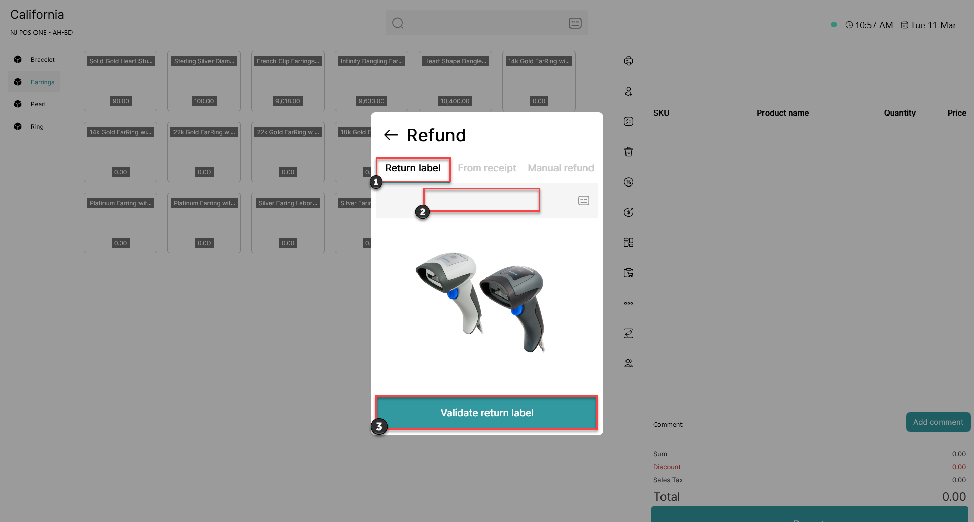 How to - Make a refund using a return label – POSONE365
